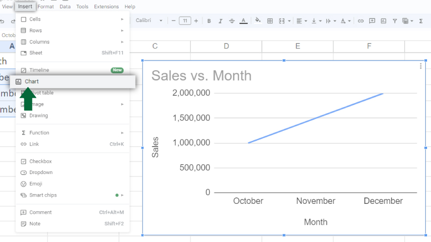 How to Draw Lines in Google Sheets