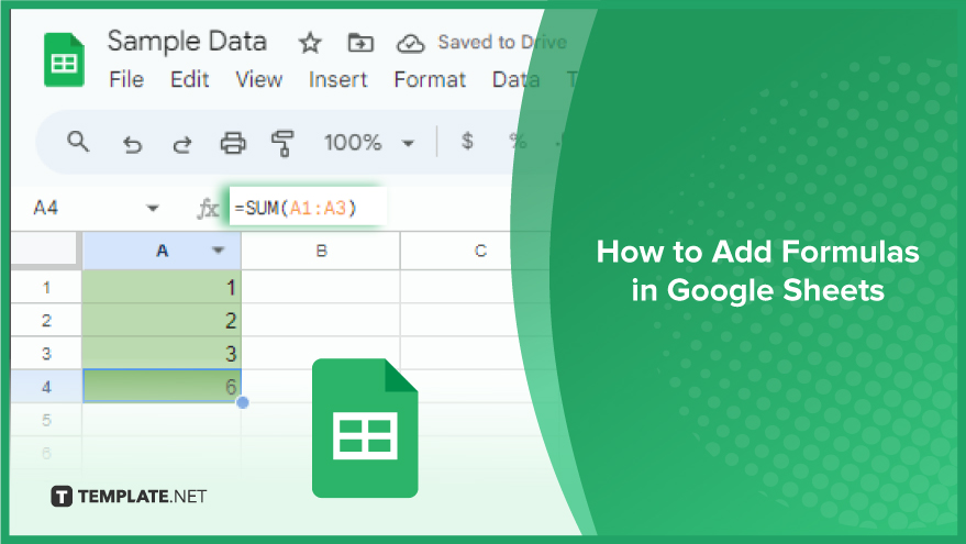 How to Add Formulas in Google Sheets