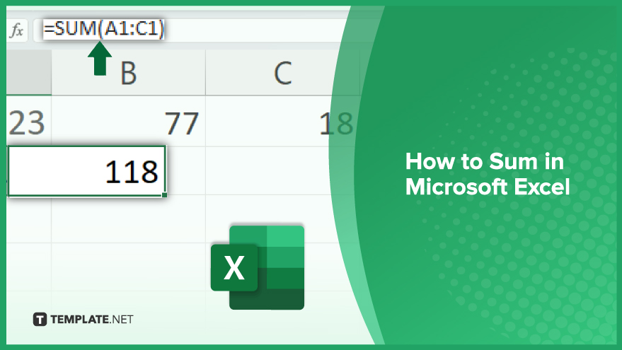 How to Sum in Microsoft Excel