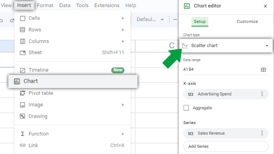How to Add Standard Deviation Bars in Google Sheets