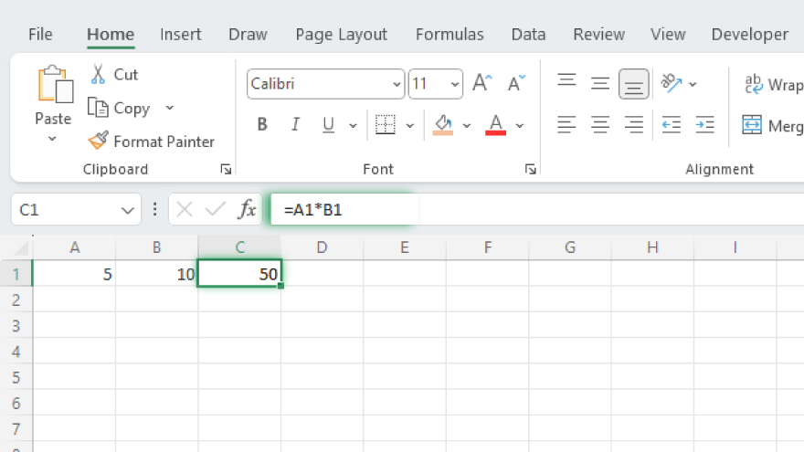 How to Multiply in Microsoft Excel