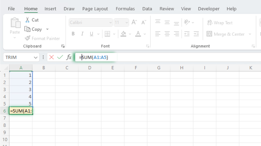 How to Add in Microsoft Excel