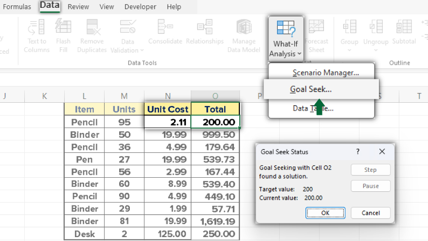 How to Use Goal Seek in Microsoft Excel
