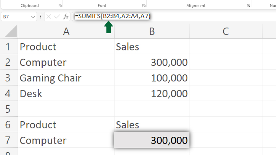 How to Sum in Microsoft Excel