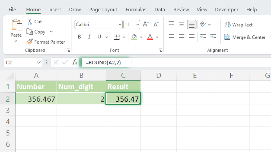 How to Round to the Nearest Quarter Hour in Excel
