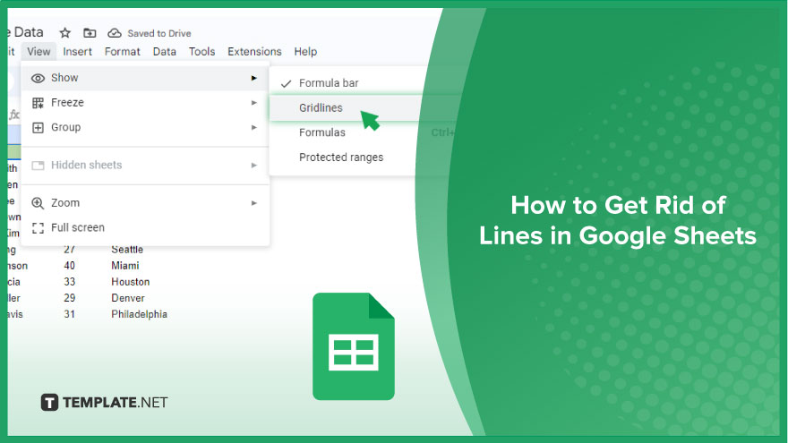 How To Get Rid Of Lines In Google Sheets