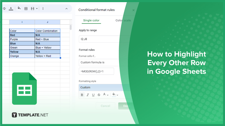 How to Highlight Every Other Row in Google Sheets [+ VIdeo]