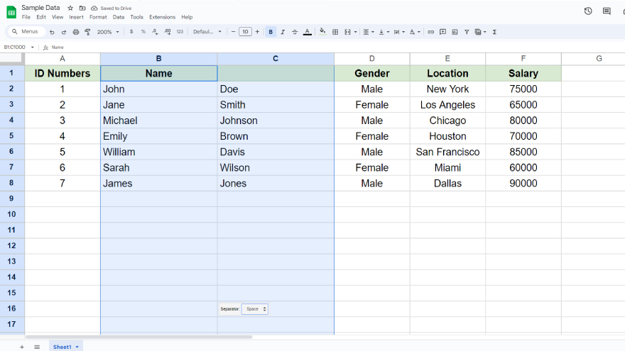 How to Split a Column in Google Sheets [+ Video]
