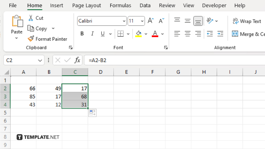 How to Subtract a Column in Microsoft Excel [+ Video]